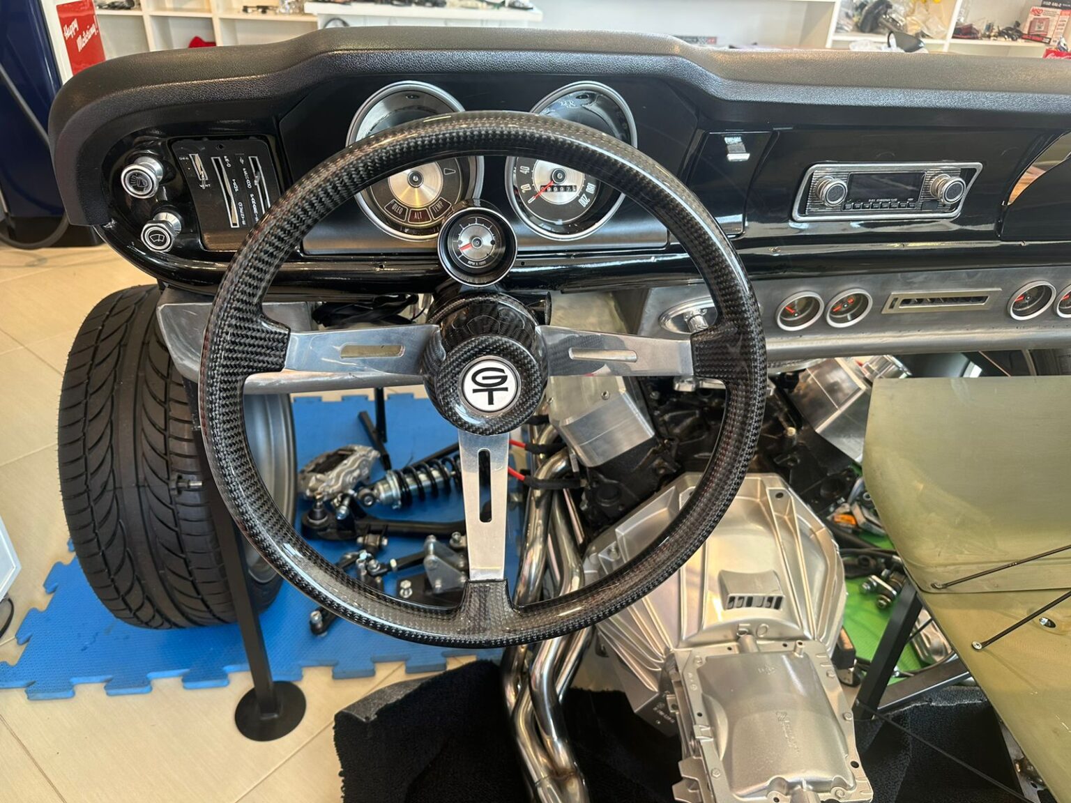 Volante Fibra Carbono Ford Maverick & Mustang - Performance V8