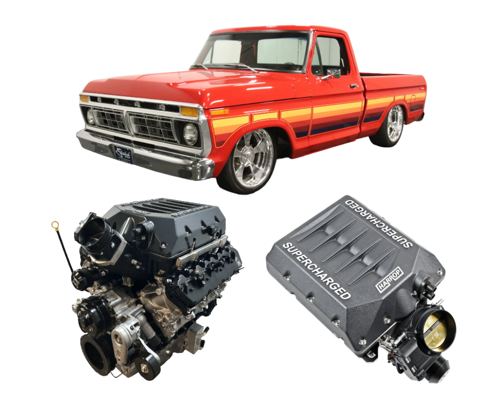 Kit Supercharger Ford Godzilla 7.3L Mustang F100 Maverick PerformanceV8 ...