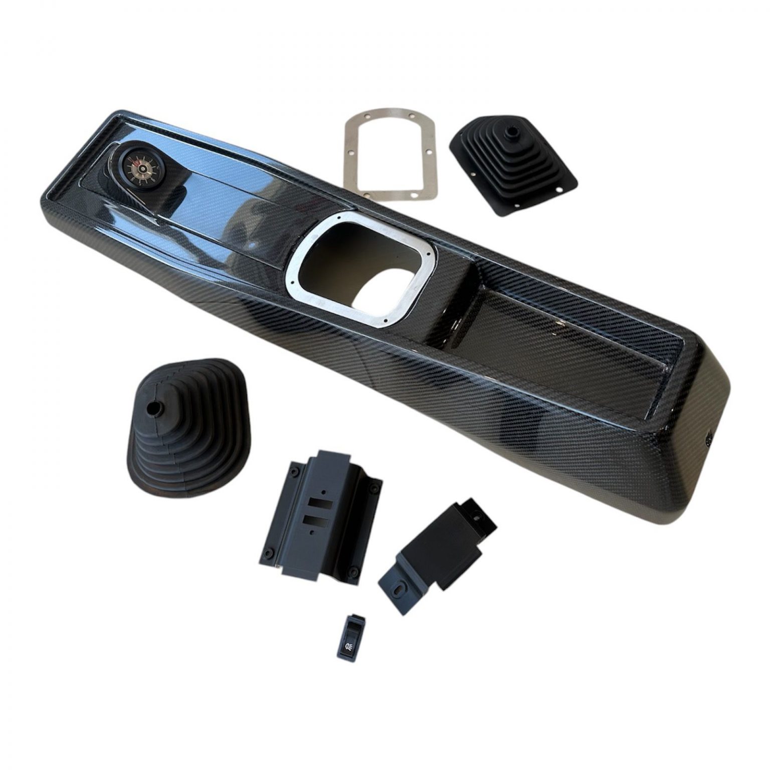 Console Fibra de Carbono Completo Ford Maverick - Performance V8